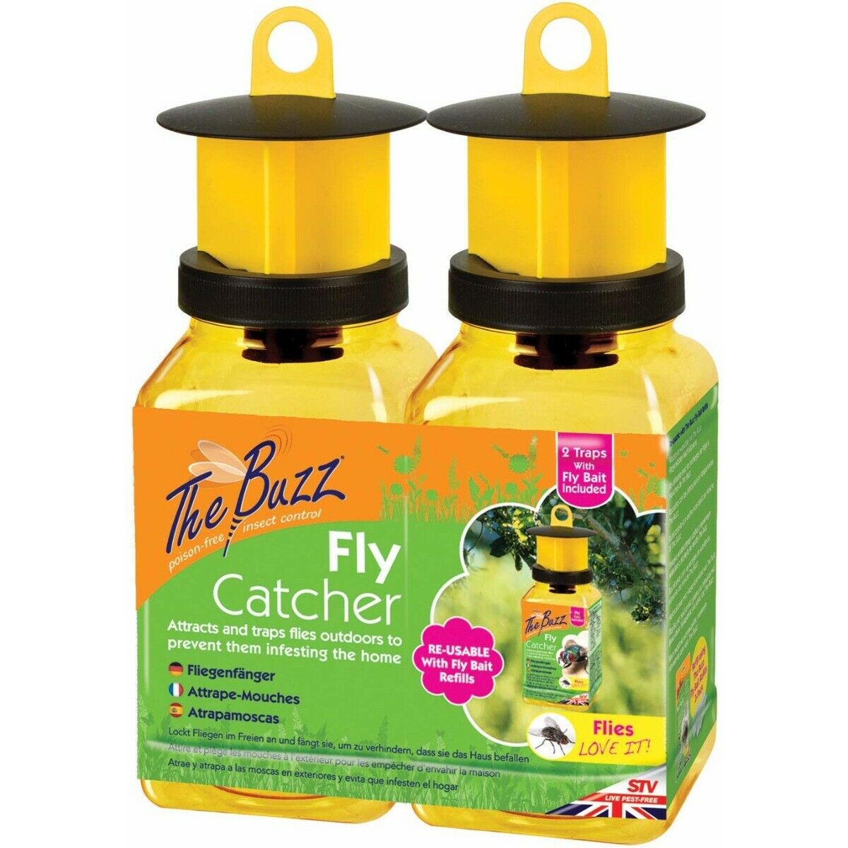 The Buzz Fly Catcher Twinpack - Bargain Store UK